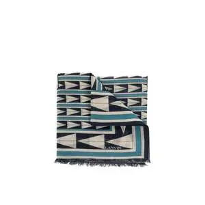 LANVIN Wool Scarf - Blue