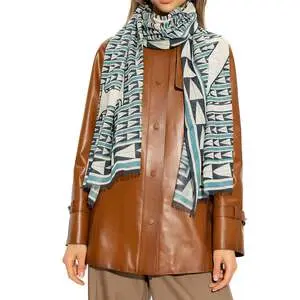 LANVIN Wool Scarf - Blue