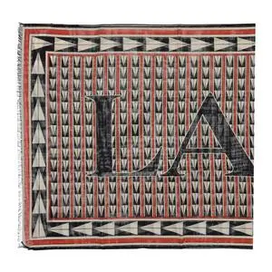 LANVIN Wool Scarf - Black