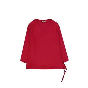 Herno Long-sleeve V-neck Top - Red
