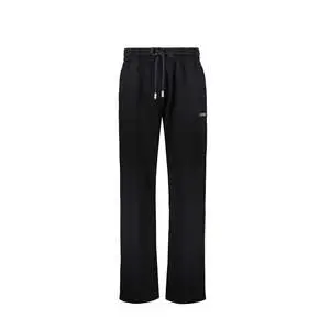 Off-White Cotton Track Pants - Black