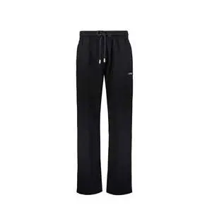 Off-White Cotton Track Pants - Black