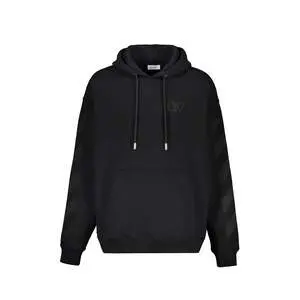 Off-White Hooded Sweatshirt - Black