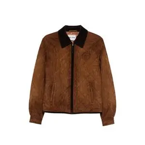 Miu Miu Jackets Bomber Jackets - Brown