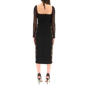 SELF-PORTRAIT Lace Trim Dress