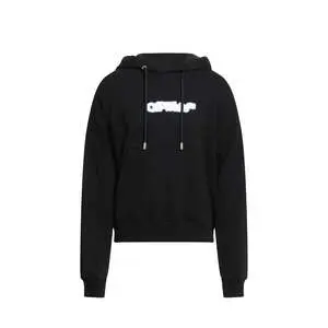 Off-White Hooded Logo Sweatshirt - Black