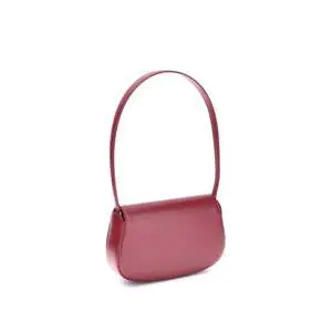 Saint Laurent Leather Mini Voltaire Shoulder Bag - Red