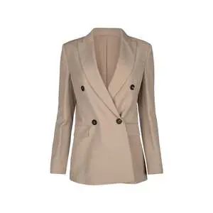 Brunello Cucinelli Wool Jacket - Cream