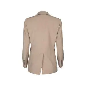 Brunello Cucinelli Wool Jacket - Cream