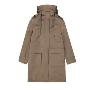 Brunello Cucinelli Blend Cotton Parka - Brown