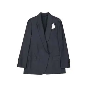 Brunello Cucinelli Virgin Wool Jacket - Blue