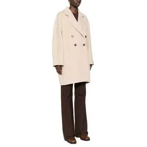 Max Mara Pila Wool And Cashmere Coat - Cream