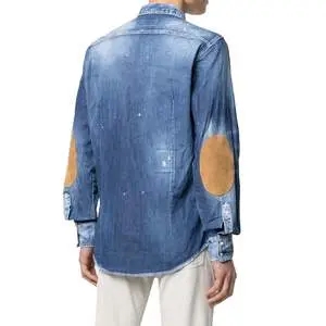 Dsquared2 Distressed Effect Denim Shirt