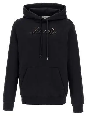 LANVIN Logo Hoodie - Black