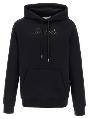 LANVIN Logo Hoodie - Black
