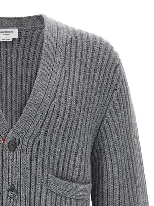 Thom Browne Rwb Tape Cardigan