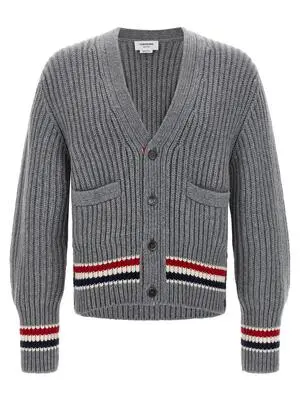 Thom Browne Ribbed Cardigans For Men
