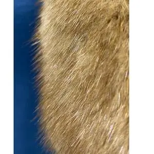 Dsquared2 Mink Collar Sleeveless Top