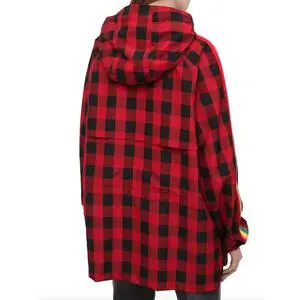 Palm Angels Checkered Windbreaker Jacket