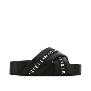 Stella McCartney Logo Slippers - Black