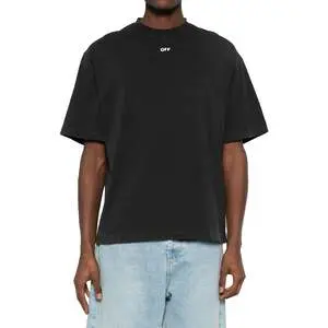 Off-White S.matthew Skate Logo-print T-shirt - Black