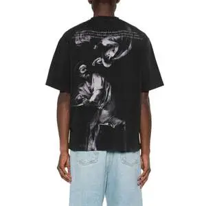 Off-White S.matthew Skate Logo-print T-shirt - Black