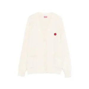 Kenzo Neutrals Knitwear Cardigans - Cream
