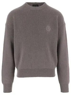 Giorgio Armani Virgin Wool Sweater - Gray