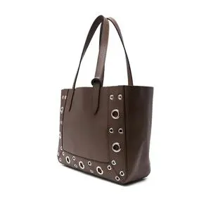 Valentino Garavani Calf Leather Tote - Brown