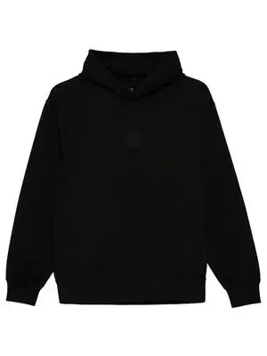 C.P. COMPANY Cotton Hooded Sweatshirt - Black