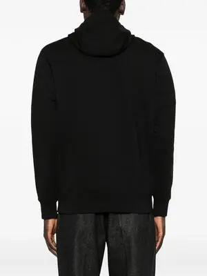 C.P. COMPANY Cotton Hooded Sweatshirt - Black