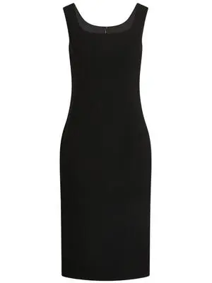 Dolce & Gabbana Wool Sheath Dress - Black