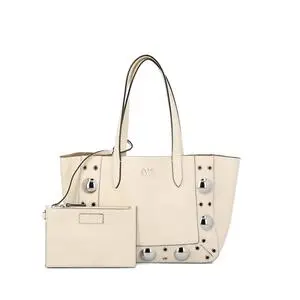 Valentino Garavani Studded Tote Bag - Cream