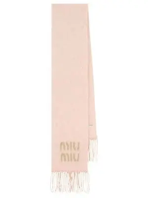 Miu Miu Sciarpa In Lana E Mohair - Multicolor