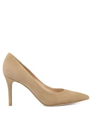 GIANVITO ROSSI 85 Suede Pumps