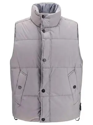 Stone Island Padded Wind Resistant Water Repellent Gilet - Gray