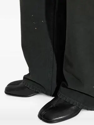 MAISON MARGIELA Leather Tabi Ankle Boot - Black