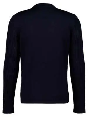 Prada Wool Sweater With Nylon Patch Pocket