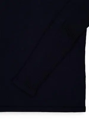Prada Wool Sweater With Nylon Patch Pocket - Blue