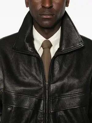 Saint Laurent Lambskin Bomber Jacket