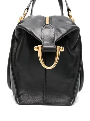 Chloé Borsa Paraty 24 In Pelle Lucida - Black