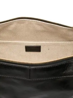 Chloé Calf Leather Glossed Shoulder Bag - Black