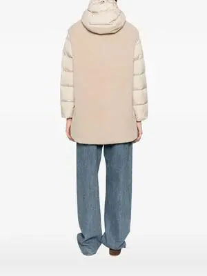 Herno Panel Padded Coat - Multicolor