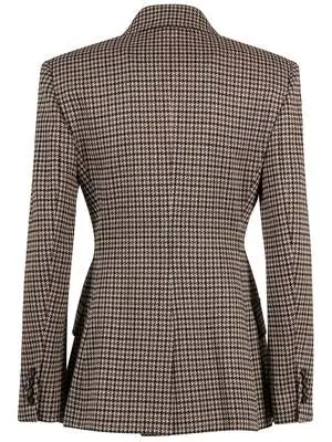 Max Mara Eccelso Wool Blend Double Breasted Blazer