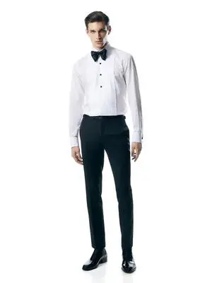TOM FORD Cocktail Voile Slim Fit Evening Shirt - White