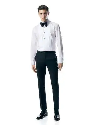 TOM FORD Cocktail Voile Slim Fit Evening Shirt - White