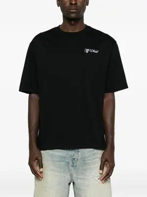 Off-White Script Logo Skate T-shirt - Black