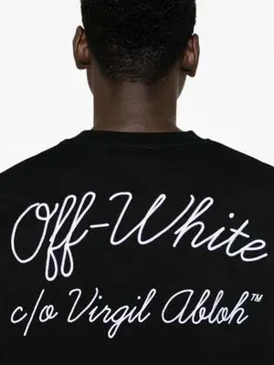 Off-White Script Logo Skate T-shirt - Black