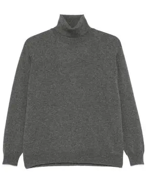 Brunello Cucinelli Cashmere Turtleneck Sweater - Gray