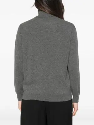 Brunello Cucinelli Cashmere Turtleneck Sweater - Gray